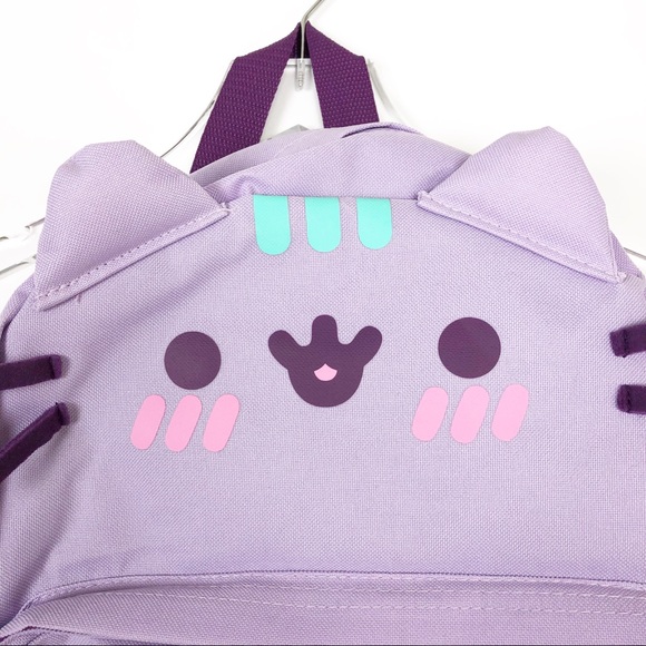 Pusheen | Bags | Pusheen Pastel Purple Cute Face Backpack New | Poshmark